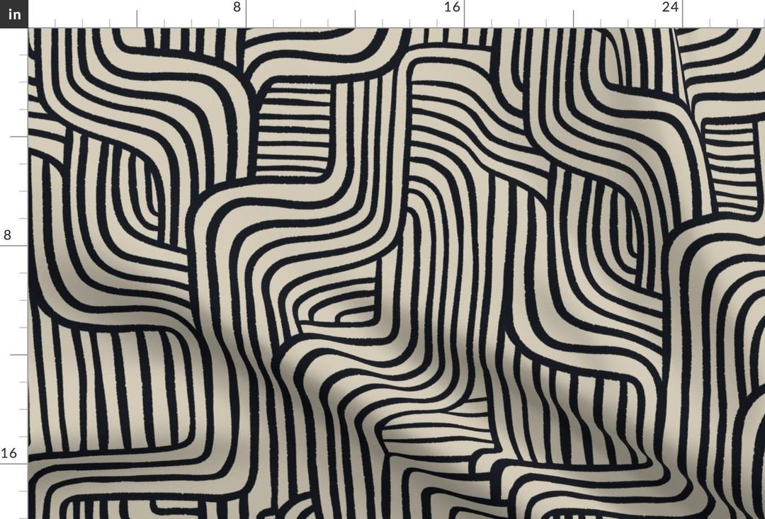 Modern Fabric - Modern Maze Mudcloth by Michele_norris - Geometric ...