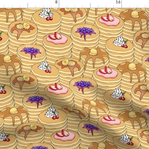 Pancake Breakfast Fabric Flapjack Stack by Pattysloniger - Etsy