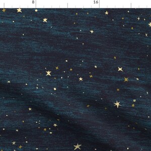 Blue Upholstery Fabric Night Sky by At_the_cottage Space - Etsy