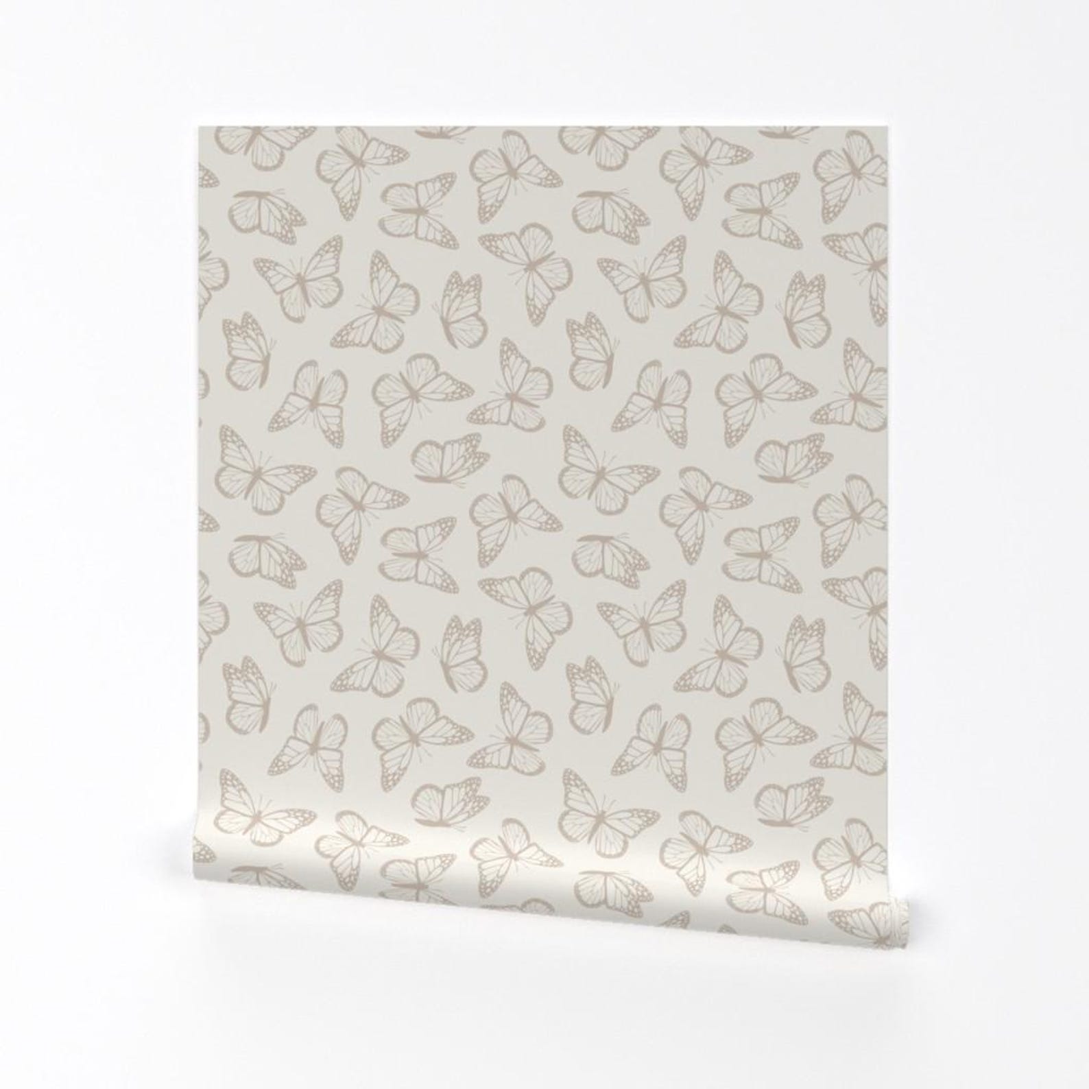 Monarch Wallpaper - Monarch Butterflies by Littlearrowdesign - Neutral ...