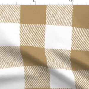 Light Brown Buffalo Check Fabric Buffalo Check in Tan by | Etsy