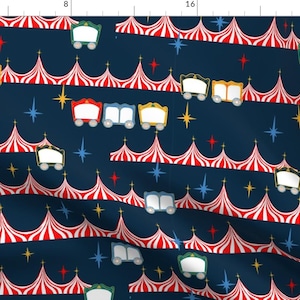 Retro Circus Limited Color Palette Fabric - Let's Go to the Show! by ...