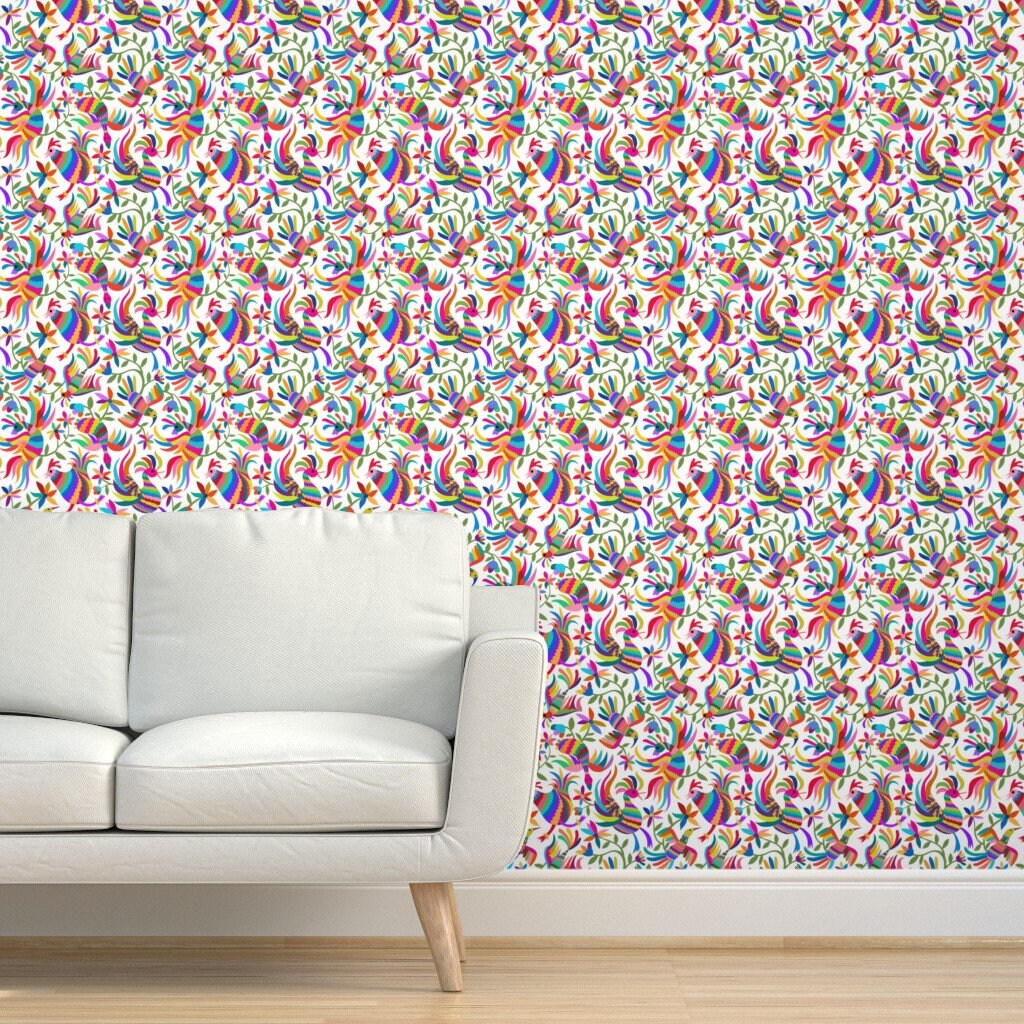 Otomi Wallpaper Flying Otomi Birds Ole by Vo Aka Virginiao | Etsy