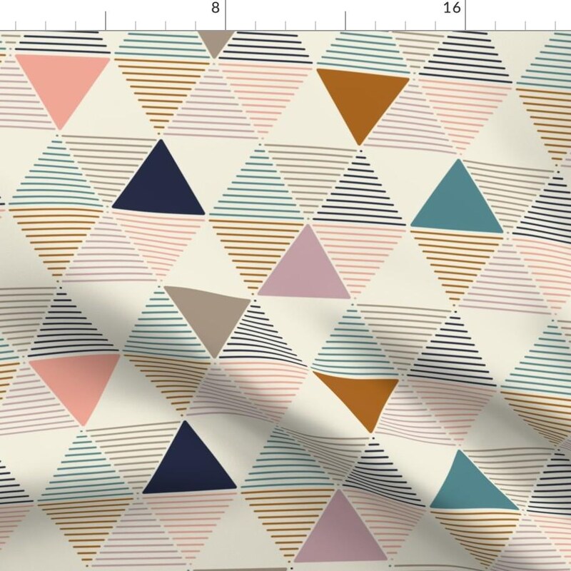 Geometric Fabric - Etsy UK