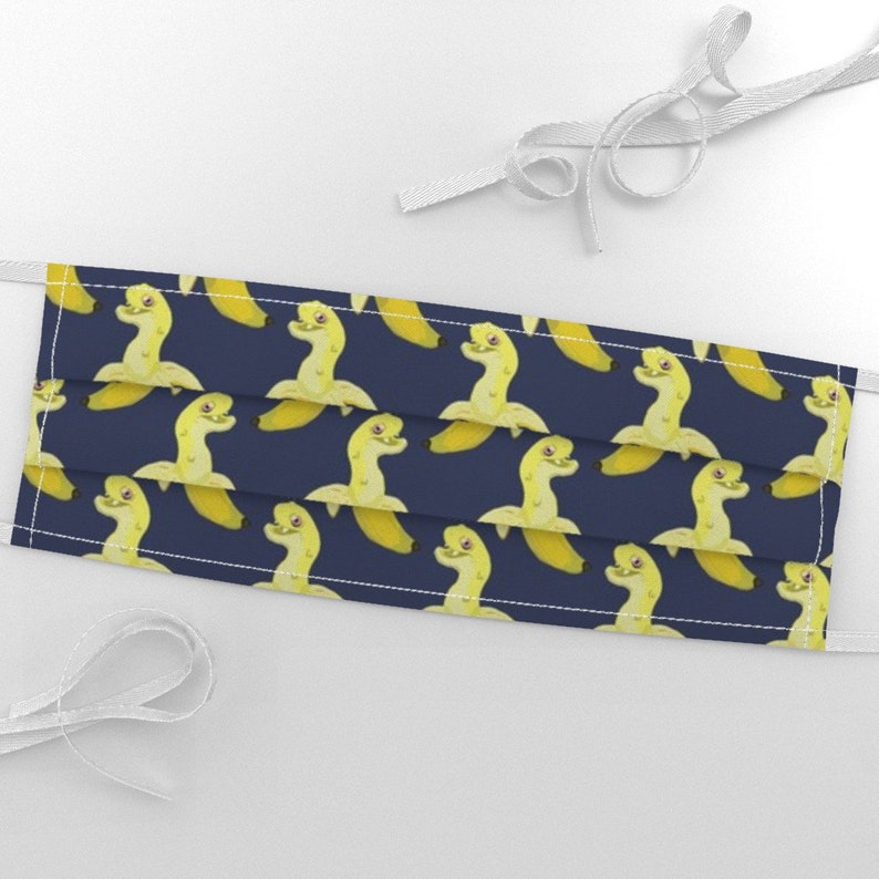 Bananas Fabric Banana Snakes Small Scale by Dorkabrain | Etsy