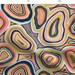 Coral Abstract Geodes Fabric Agate Slices in Living Coral by - Etsy