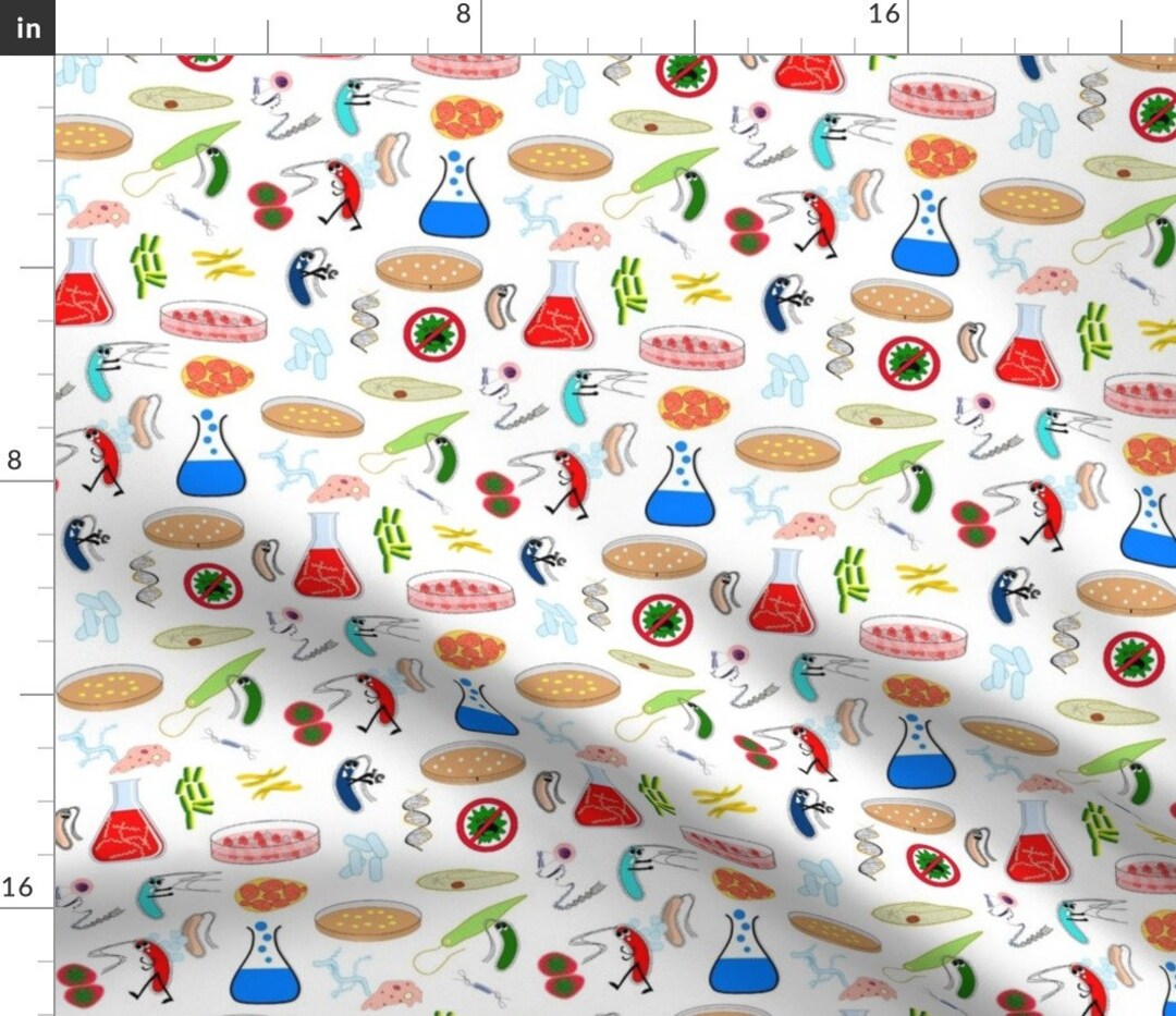 Science Class Fabric Biology by Stofftoy School Science Biology ...