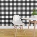 Black Buffalo Plaid Wallpaper Medium 3 Plaid by Danika - Etsy