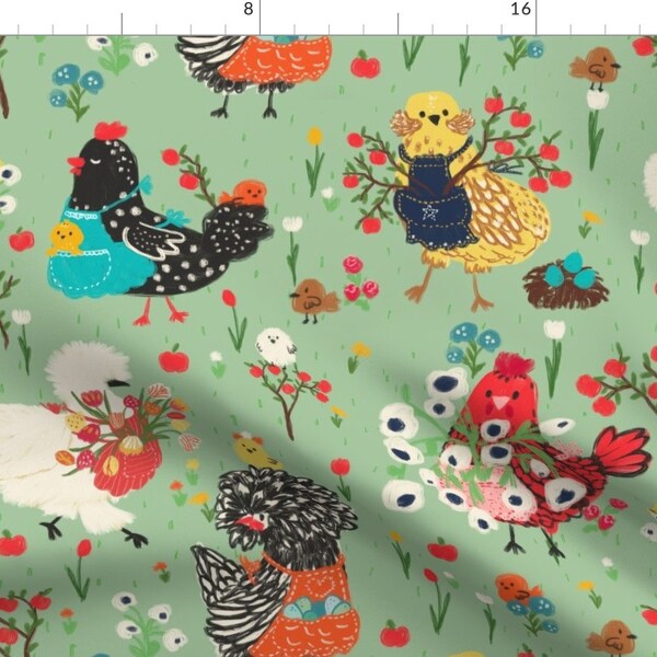 Outdoor Chicken Fabric - Etsy