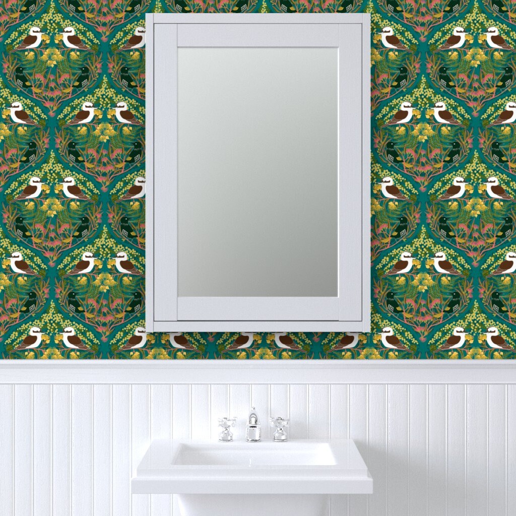Moroccan Bird Wallpaper Royal National Park Sydney by - Etsy