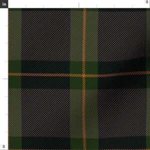 Dark Green Plaid Fabric - Hunter Plaid by Laura_nisbet_art - Victorian Navy Tartan Preppy Check ...