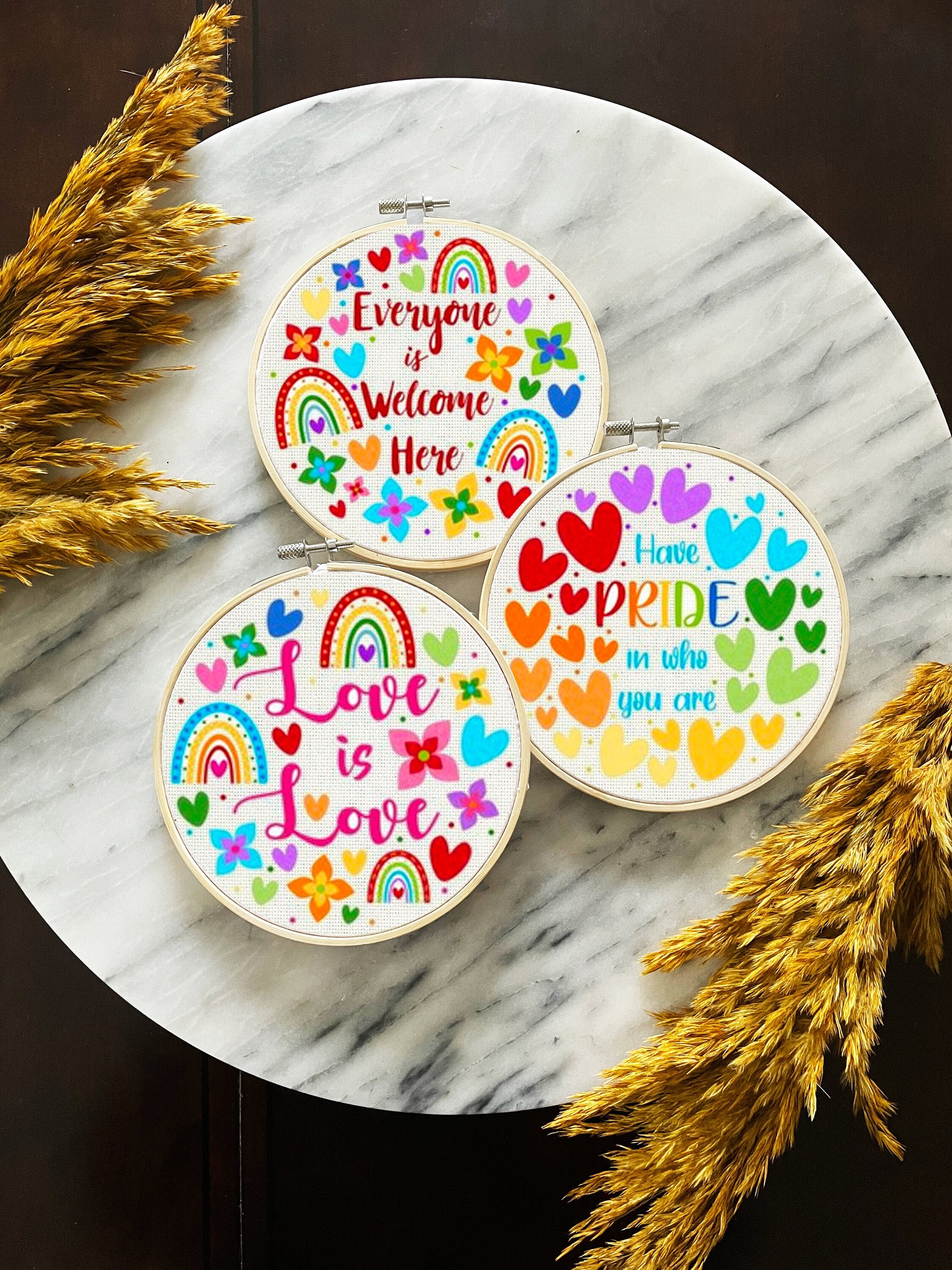 Pride Quotes Embroidery Templates by Kristeninstitches - Coordinating ...