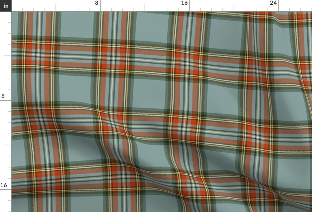 Antique Tartan Fabric - Morris Special by Peacoquettedesigns - Scottish ...
