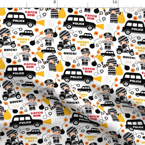 Police Fabric - Etsy
