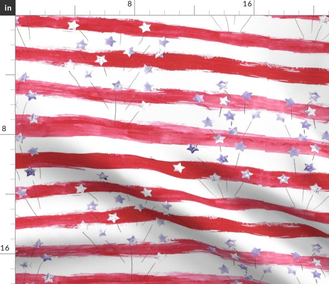 Fireworks Fabric American Fireworks by Barakatblessings - Etsy