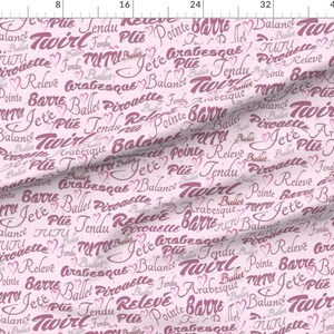 Dance Fabric Ballet Words by Dancingwithfabric Dance Ballet Typography ...