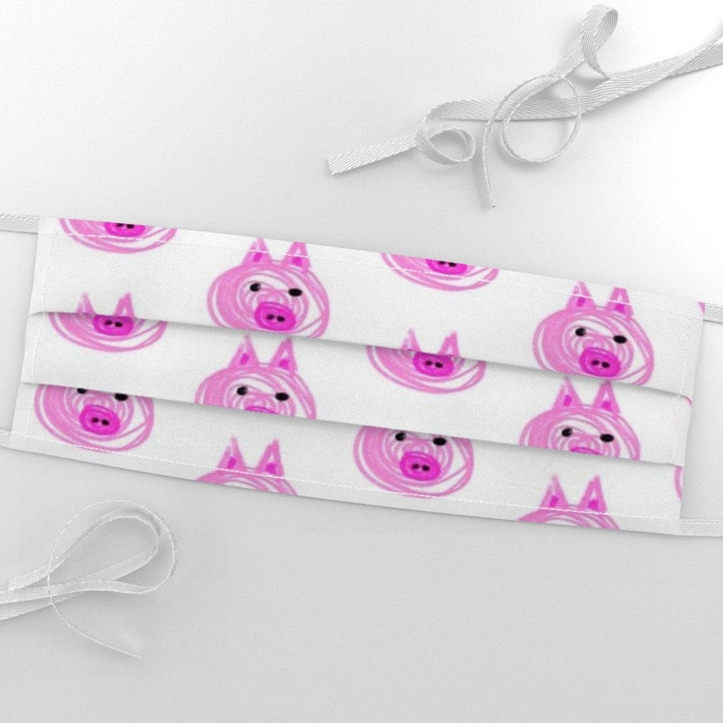 Pig Fabric Pig By Larsdotter Little Pink Pigs | Etsy