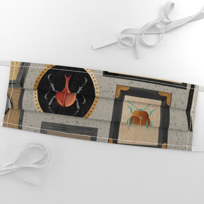 Whimsical Watercolor Insects Fabric Specimens Repeat By | Etsy