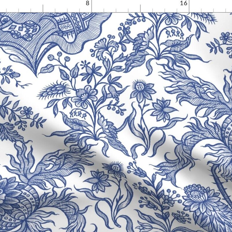 Blue Chintz - Etsy