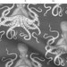Octopus on Gray Fabric Octopus Oasis // Gray by Willowlanetextiles ...
