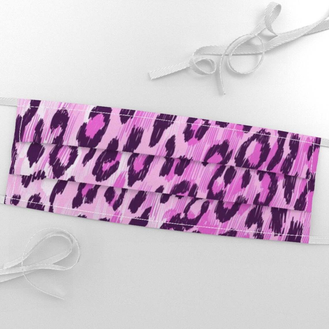 Pink Leopard Print Fabric Leopard Fur in Pink Colors by Ybt - Etsy