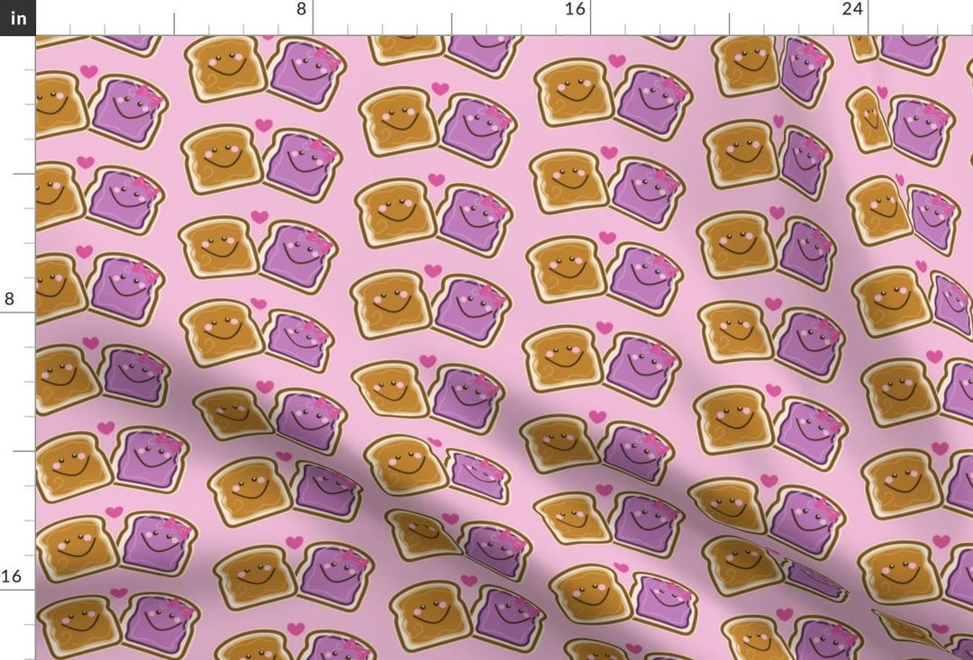 Valentine's Day Fabric - I Love You More Than Cookies by ...