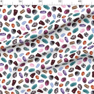 Rocks Fabric - Shiny Stones by Lprspr - Geology Nature Colorful Gems ...