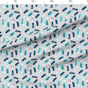 Flip Flops Fabric Summer Flip Flops Summer, Shoes, Sandals, by ...