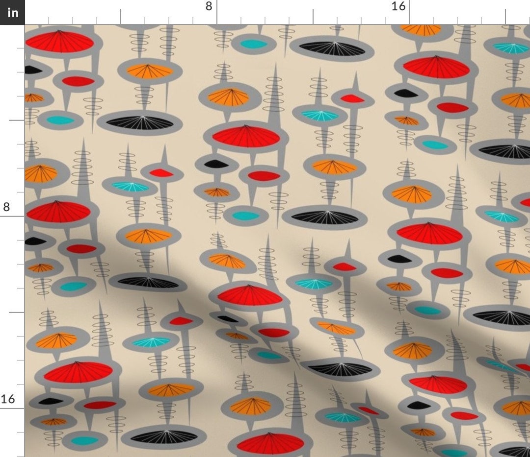 Space Age Fabric Atomic Era Space Age by Hot4tees Bgyahoo Com Space Age ...