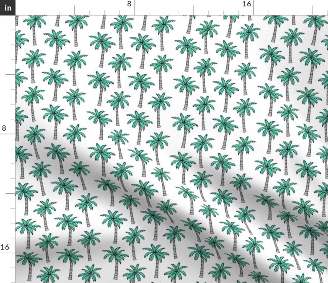 Palm Tree Fabric Palm Tree // Summer Tropical Kids Summer - Etsy