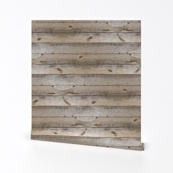 Shiplap Wallpaper - Etsy