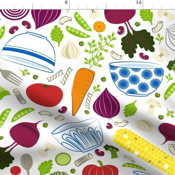 Campbell Soup Fabric - Etsy