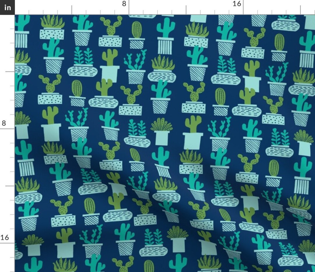 Cactus Fabric Potted Plants Houseplants Terrariums - Etsy