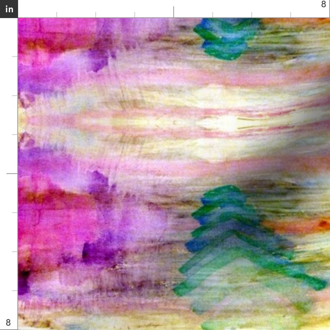 Watercolor Ikat Fabric Tribal Watercolor No.2 by - Etsy