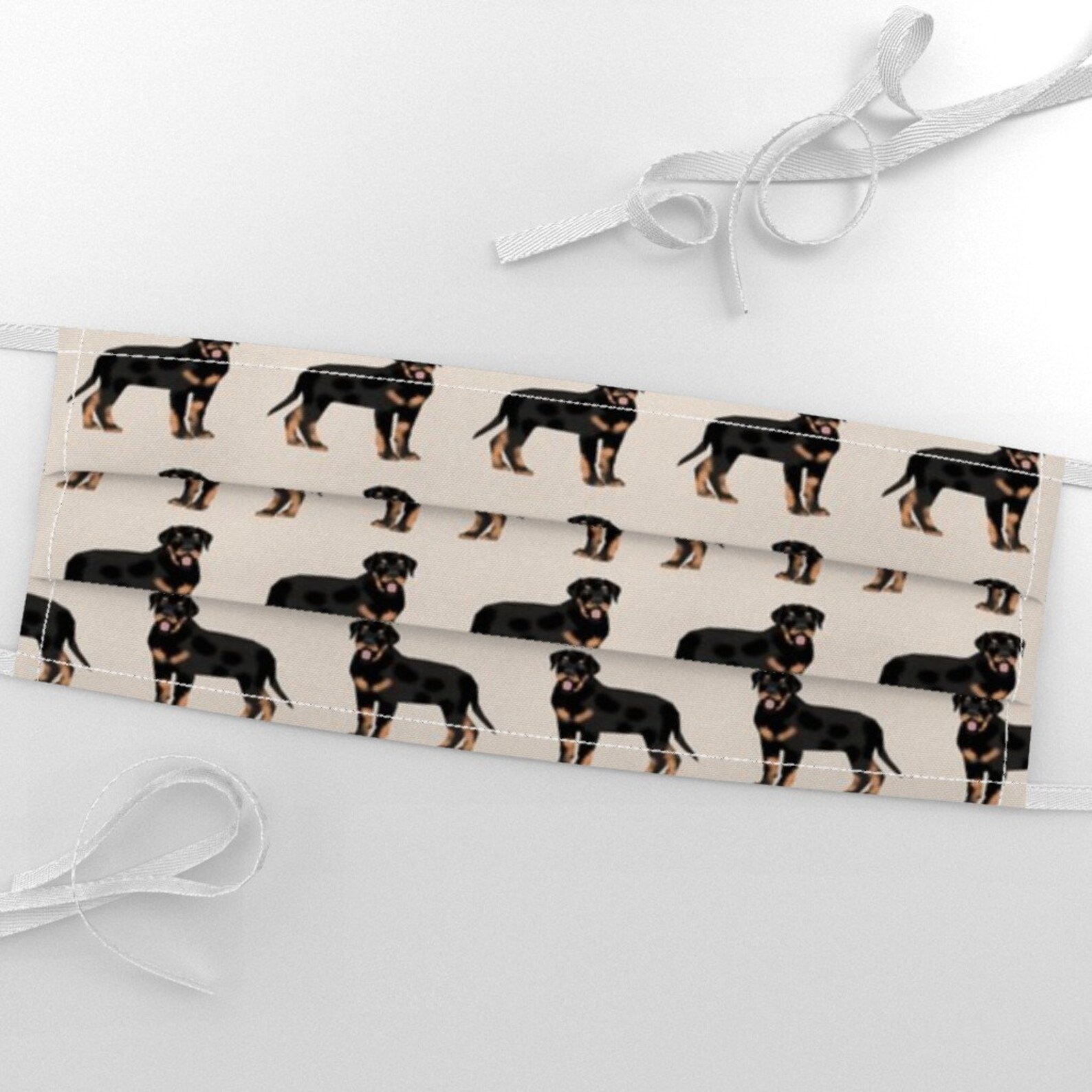Rottweiler Fabric Dog Neutral Design Rottweiler Repeat Puppy - Etsy
