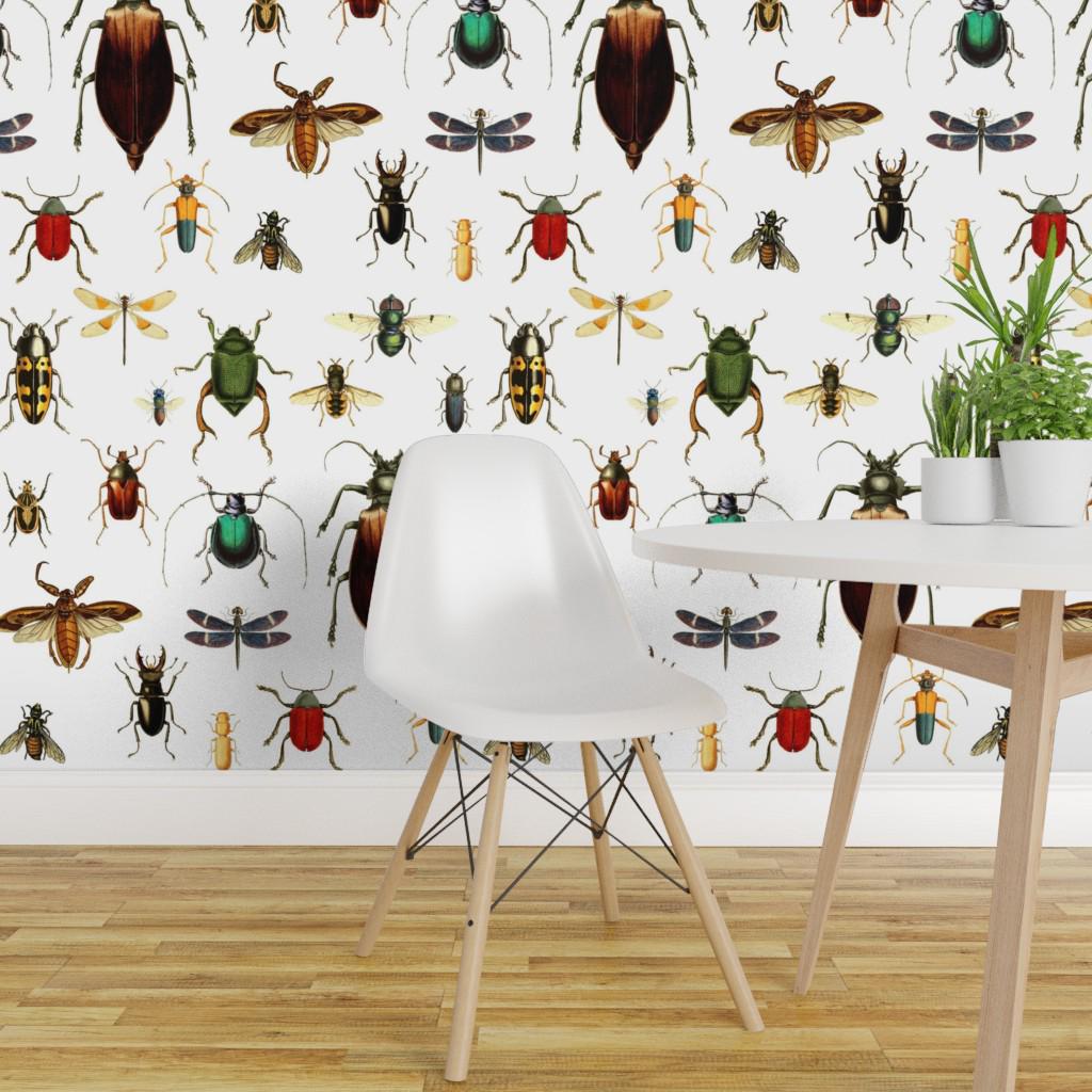 Bugs Wallpaper - Bugs Collection by Shopcabin - White Boys Insects ...