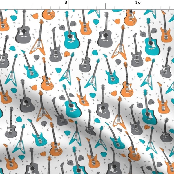 Guitar Fabric - Etsy