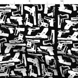 Gun X-rays Fabric Holdin Black by Saramw Guns X-rays Black Handguns ...