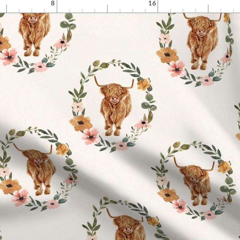 Cow Fabric - Etsy