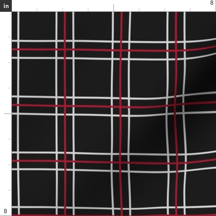 Plaid Fabric Petite Size High School Uniform Plaid by Atashi - Etsy