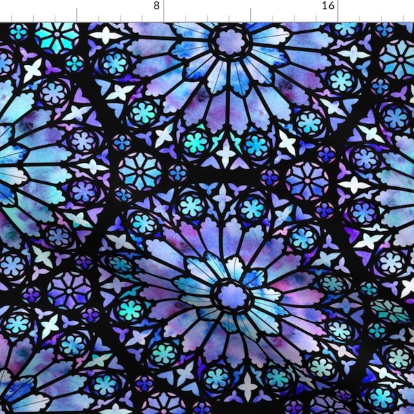Stained Glass Fabric - Etsy