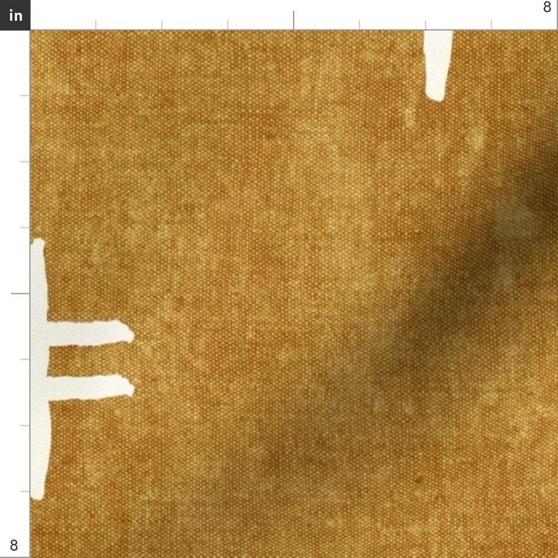 Mud Cloth Fabric Double Cross Mustard Mudcloth Tribal - Etsy