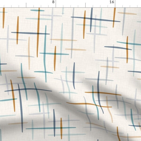 Crosshatch Fabric - Etsy
