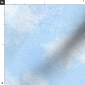 Blue Skies Fabric Blue Cloudy Sky by Noondaydesign Blue | Etsy