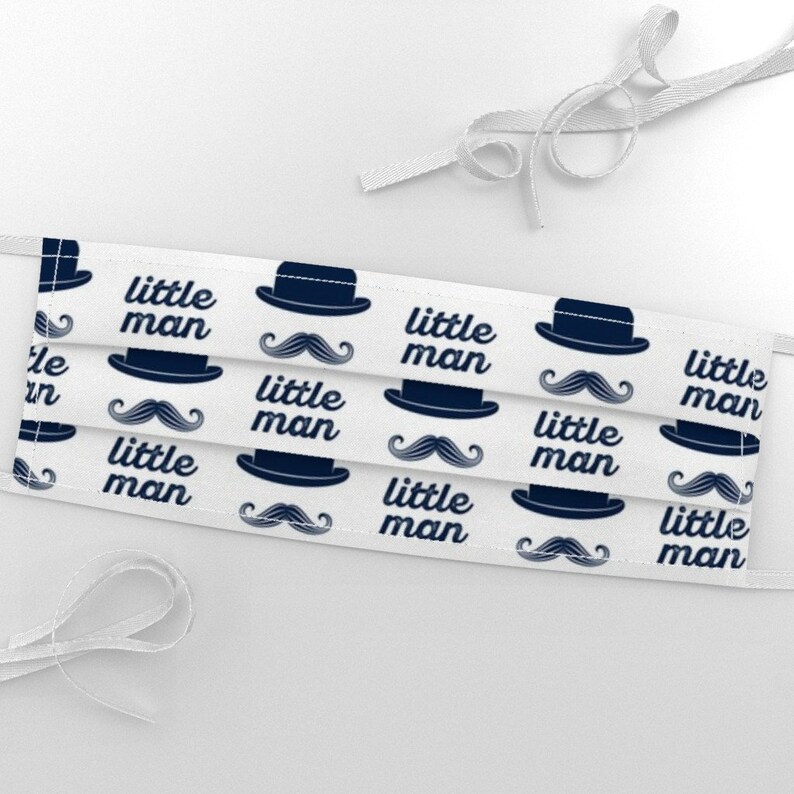 Little Man Fabric Little Man Dapper Navy by - Etsy