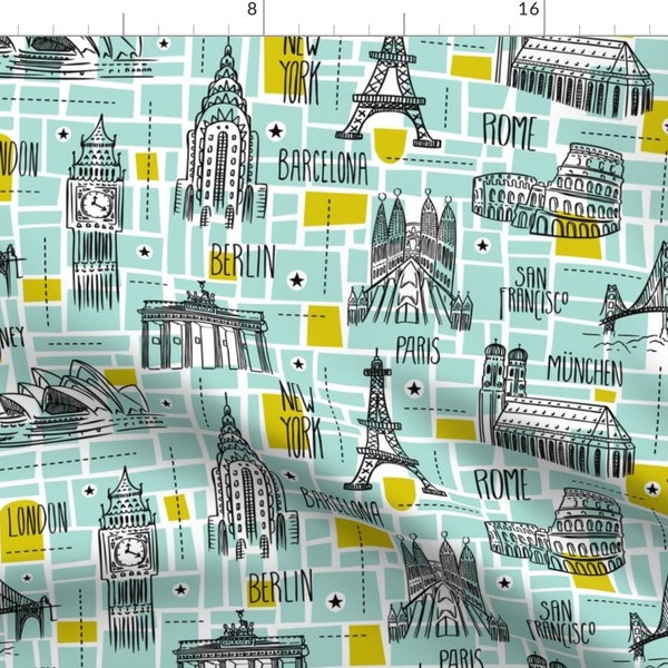 Travel Fabric - Etsy
