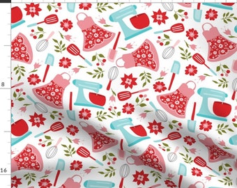 Retro Kitchen Fabric | Etsy