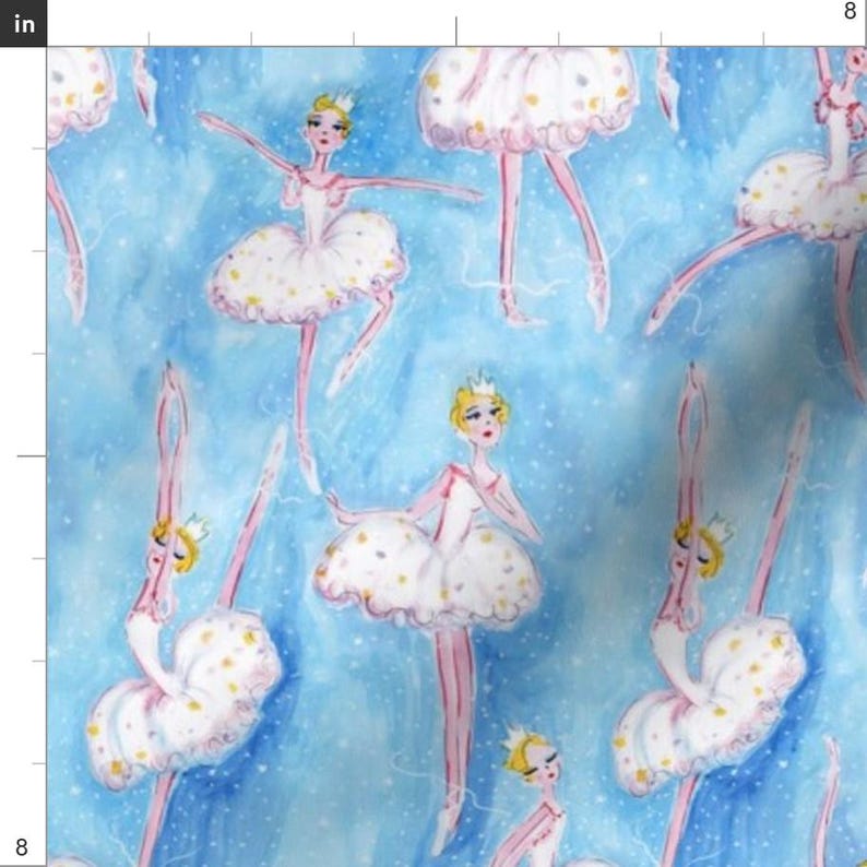Ballet Fabric - Snow Queen by Dinorahaleatelier Ballet Ballerina ...