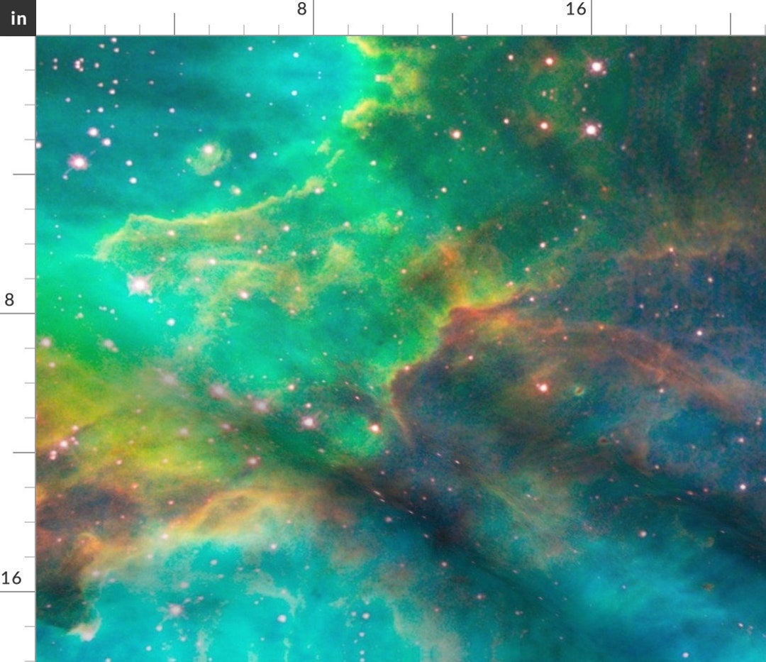 Nebula Fabric Neb3 by Lemonadefish Nebula Space Celestial - Etsy