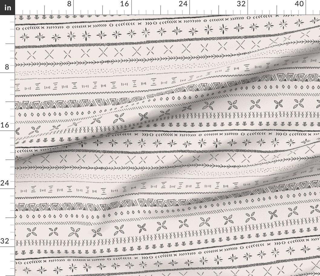 Boho Fabric Boho Print By Shelbyallison Boho Bohemian | Etsy